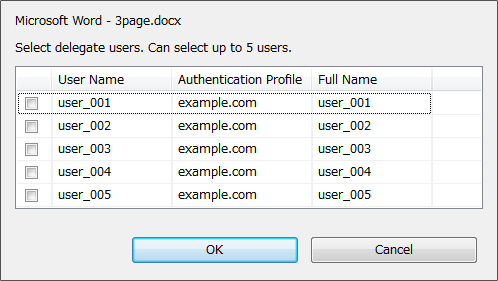 Dynamic Delegation Print