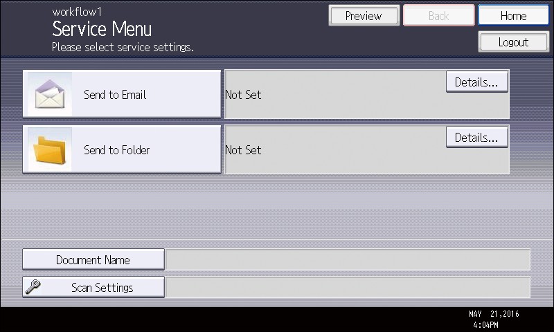 Delivery Service Screens
