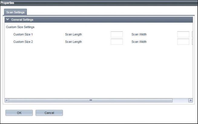 Customize Scan Size