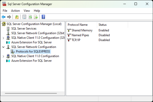 Configure SQL Server Configuration Manager