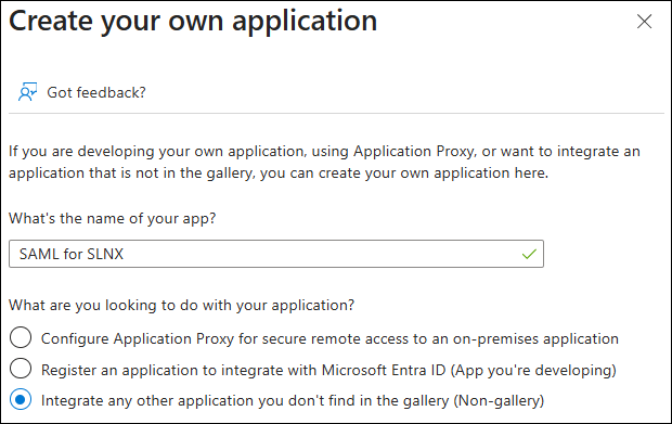 Configure SAML Authentication
